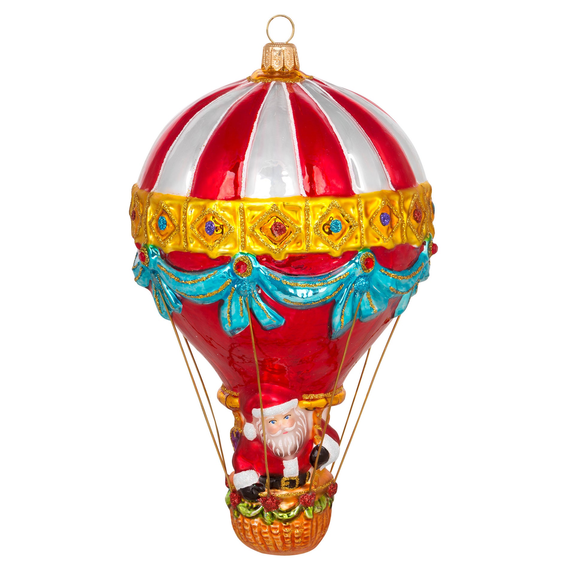 SANTA ON A HOT AIR BALLOON – Miss Christmas