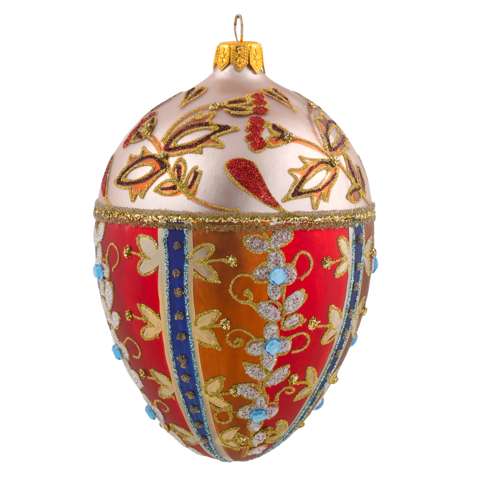 FABERGÉ EGG WITH ROYAL TAPESTRY PATTERN – Miss Christmas